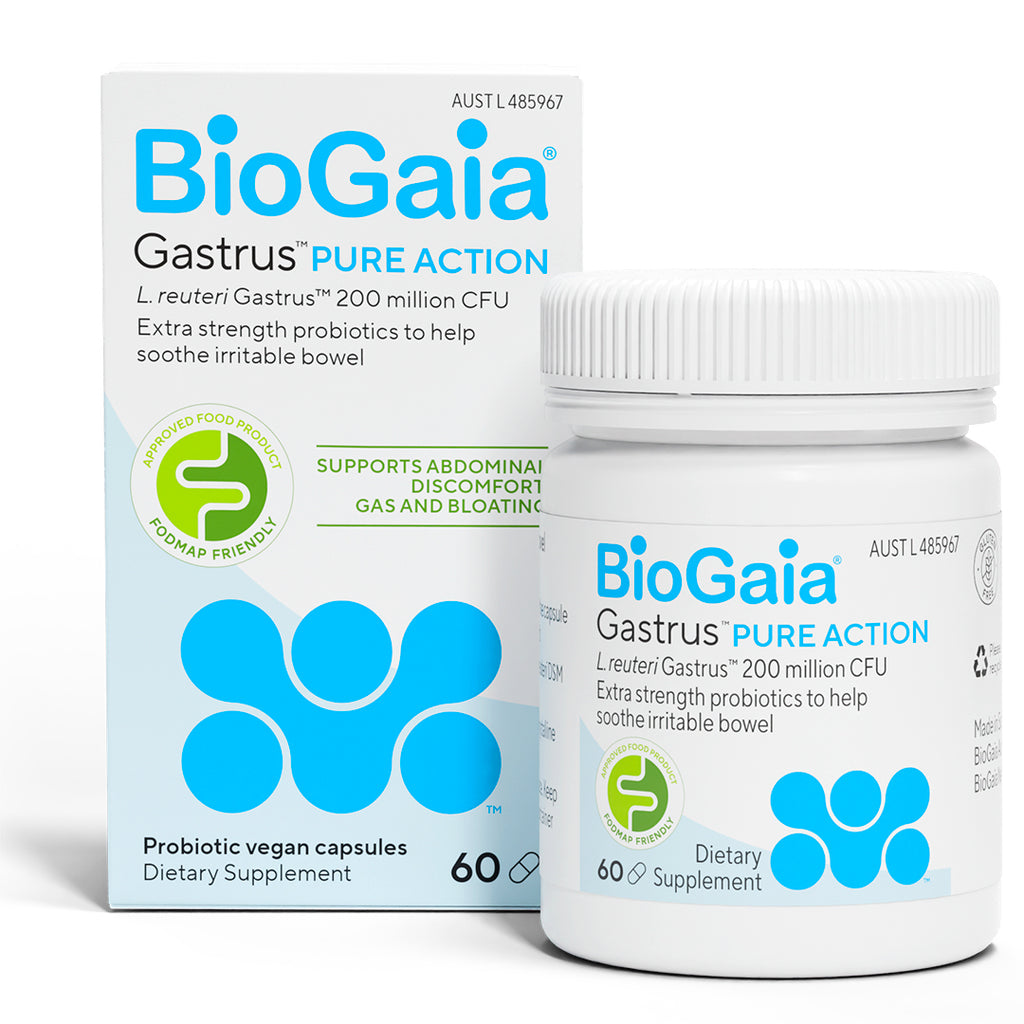 Gastrus Pure Action | Probiotics for Stomach & Gut Health – BioGaia ...